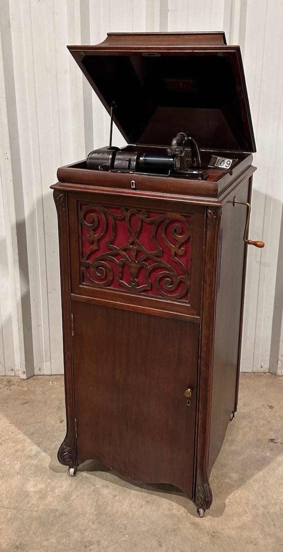 Edison Amberola 1b Cylinder Floor Model Phonograph Auction