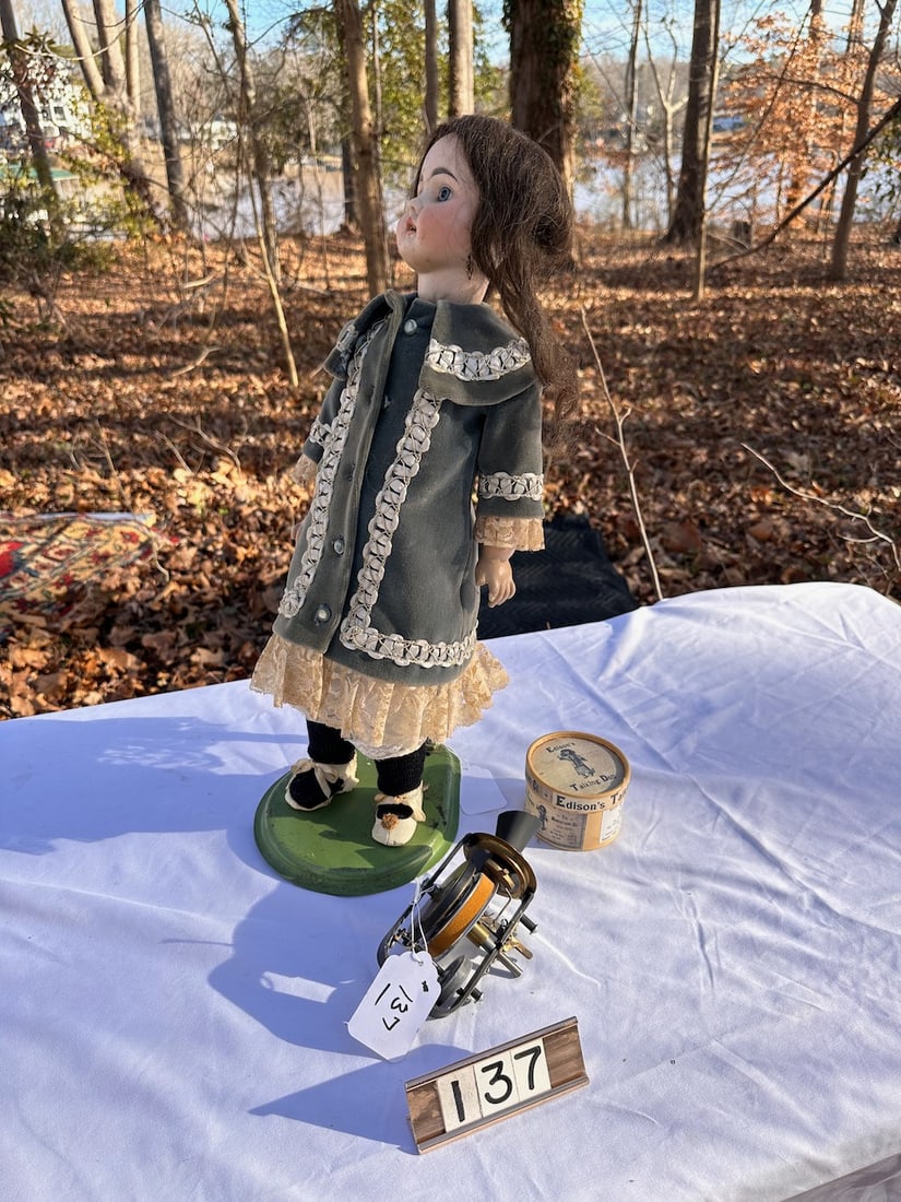 Edison Bisque Phonograph Doll Auction