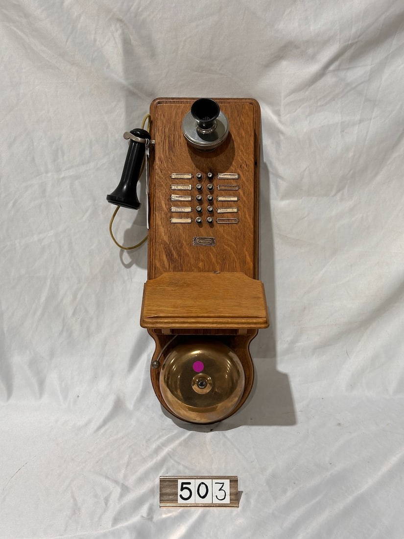Eversure Intercom 10-key Wood Wall Telephone Auction