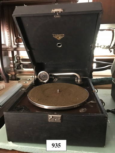 Victor Vv1 5 Suitcase Portable Model Phonograph