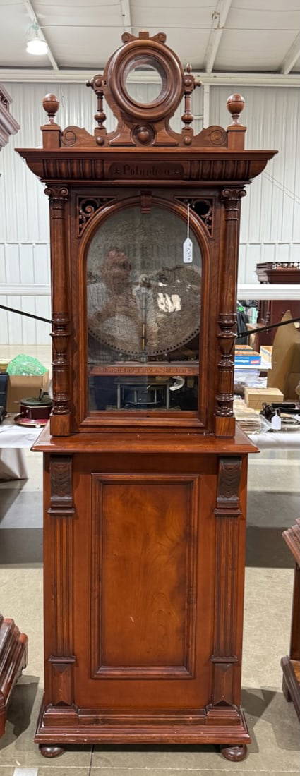 Polyphon Upright Disc Music Box Auction