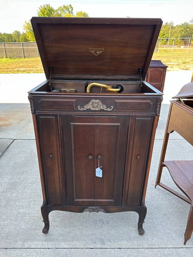 Victor Victrola Vv 8 12 Console Model Disc Phonograph