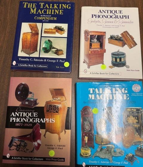 4 Fabrizio & Paul Phonograph Books Auction