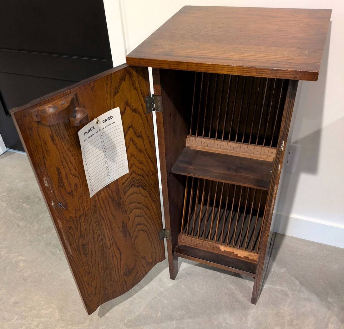 Salter 790 Disc Record Cabinet Auction