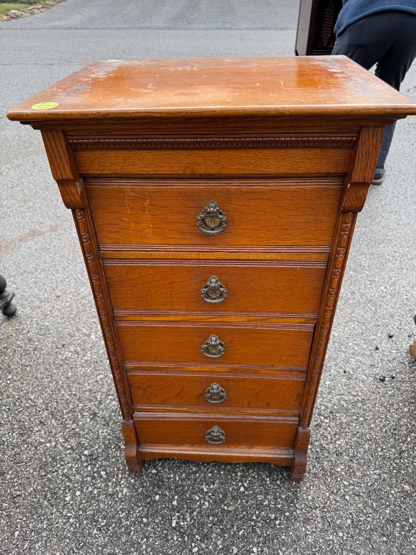 Hawthorne And Sheble Cylinder Record Cabinet Auction