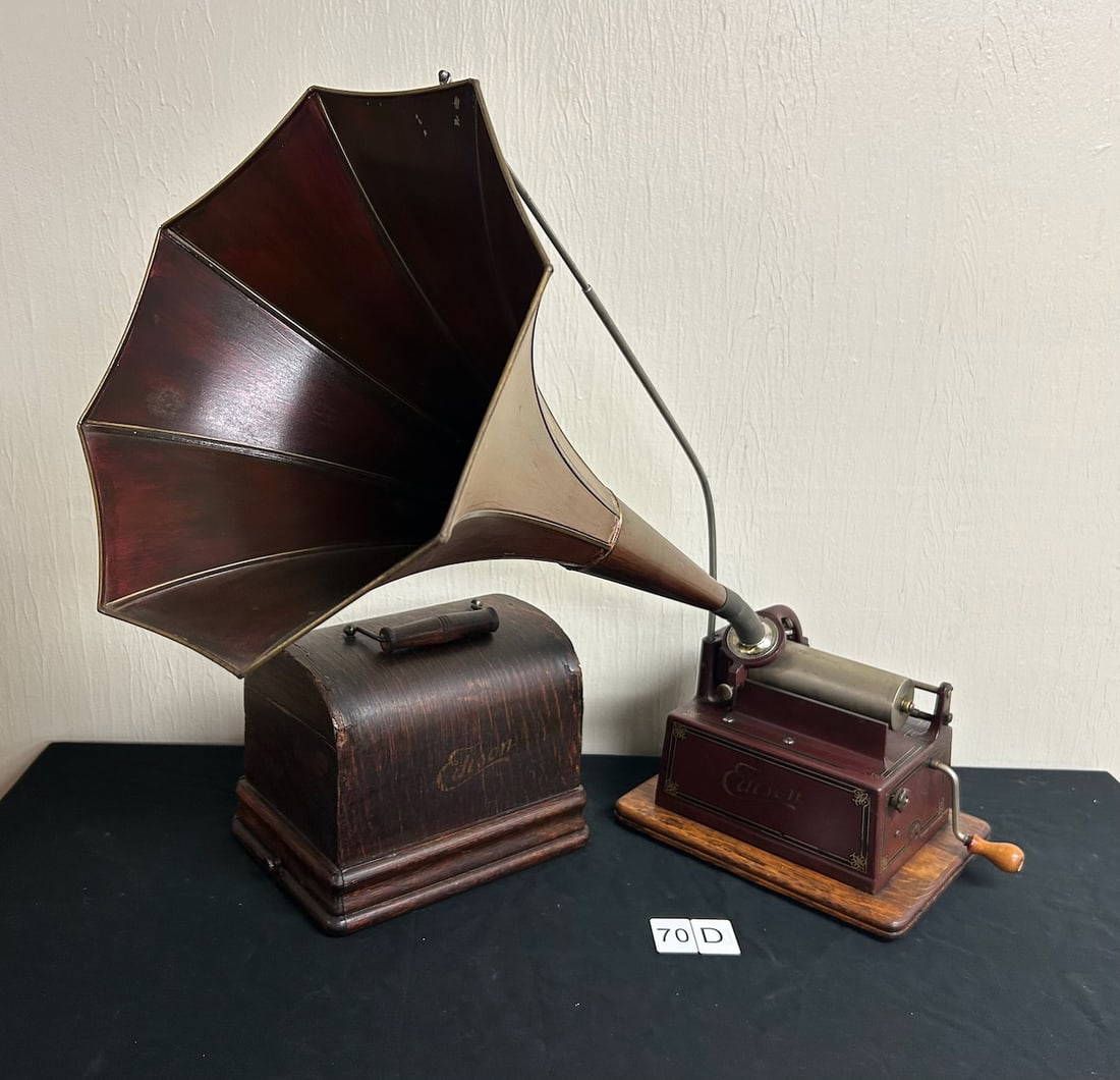 Edison Red Gem Disc Phonograph Auction