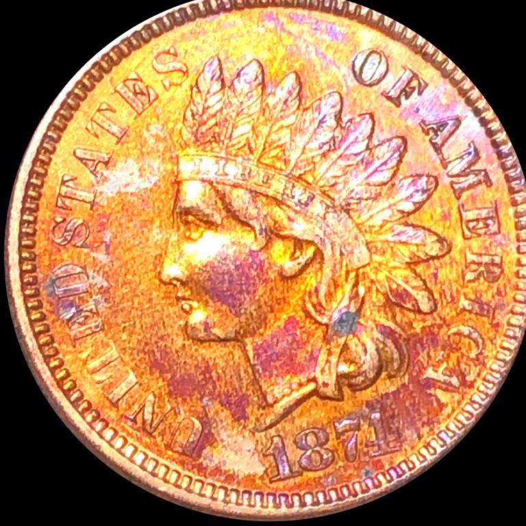 1871 Indian Head Penny Uncirculated