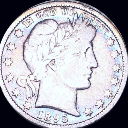 1895 Barber Half Dollar Nicely Circulated
