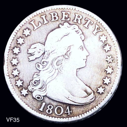 1804 Draped Bust Quarter Lightly Circulated