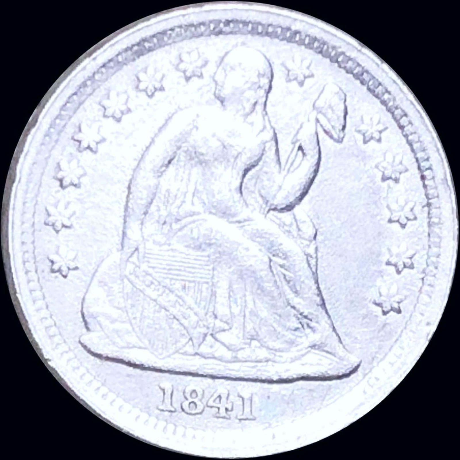 1841 O Seated Liberty Dime Uncirculated