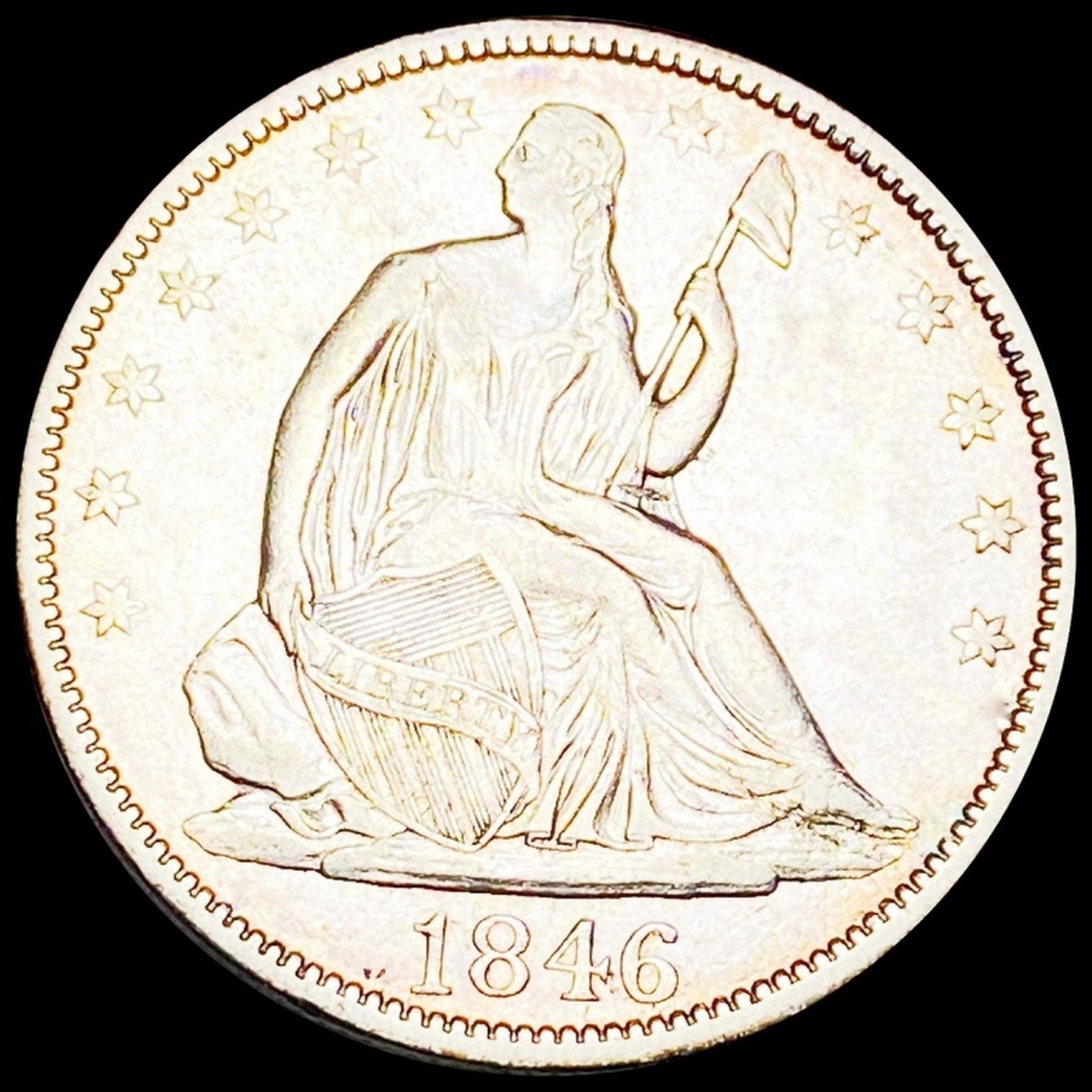 1846 Seated Liberty Half Dollar