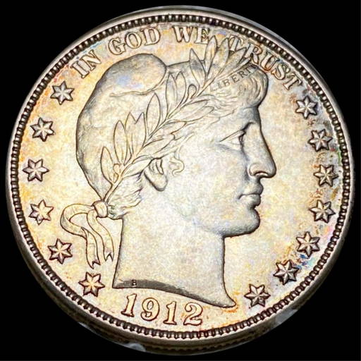 1912 D Barber Half Dollar Closely Uncirculated