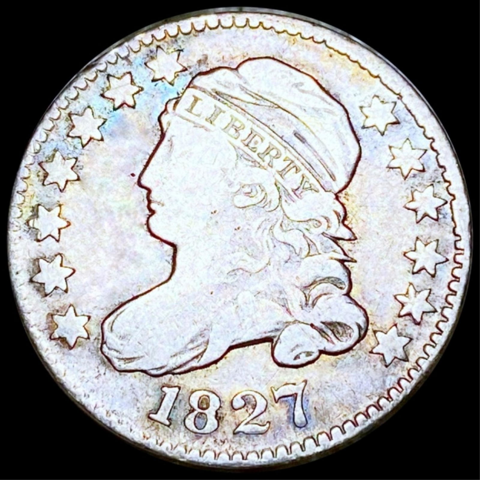 1827 Capped Bust Dime Nicely Circulated