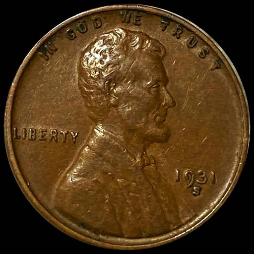 1931 S Walking Liberty Cent Uncirculated