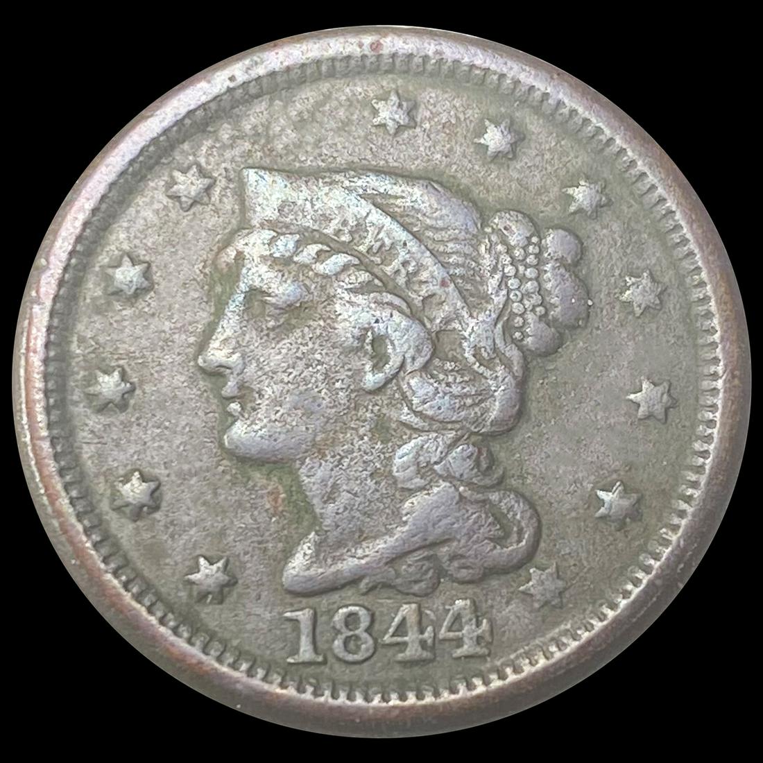 1844/81 Large Cent Nearly Uncirculated
