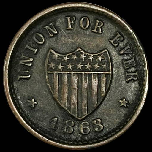 1863 Civil War Monitor Patriotic Token UNC (#69991) on Aug 14, 2022 ...