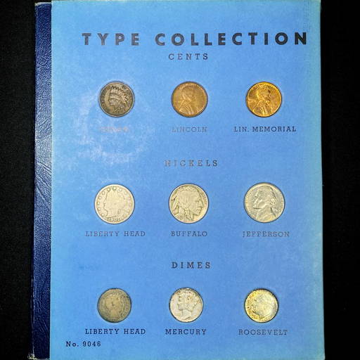 20th Century Us Coin Type Set 16 Coins