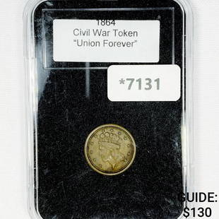 1864 Civil War Token Union Forever