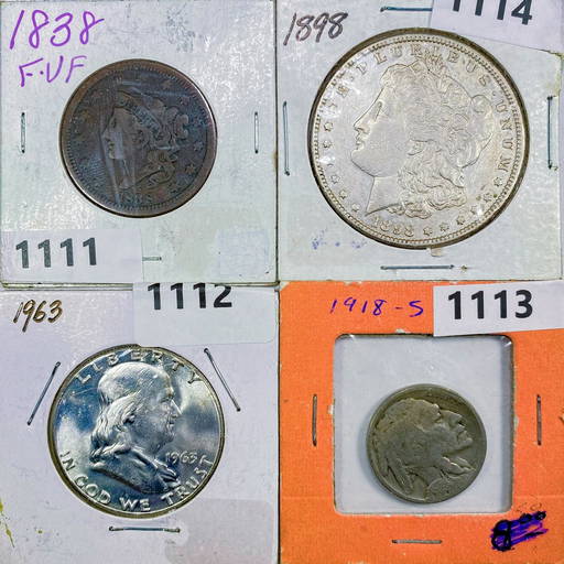 (4) Misc Coins - Nov 20, 2022 | Gold Standard Auctions in TX