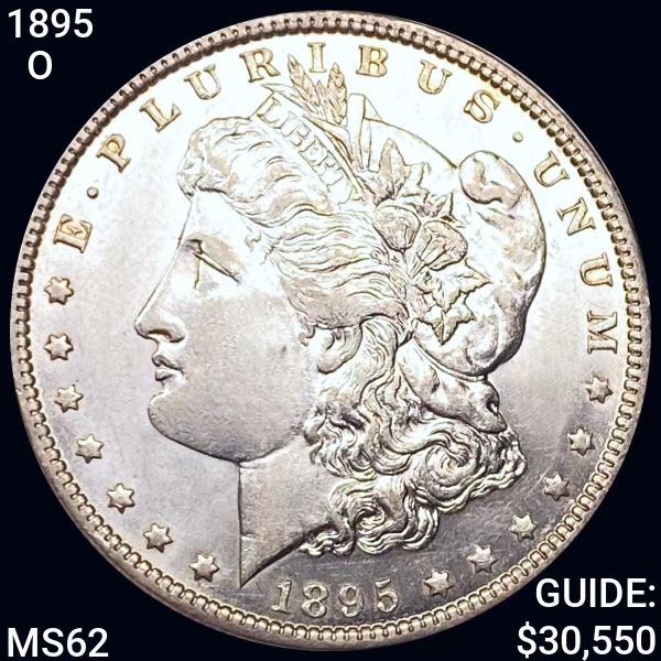 1895 O Morgan Silver Dollar Uncirculated