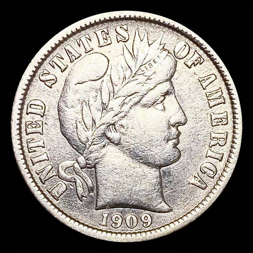 1909-O Barber Dime NEARLY UNCIRCULATED (#106657) on Jan 26, 2023 | Gold ...
