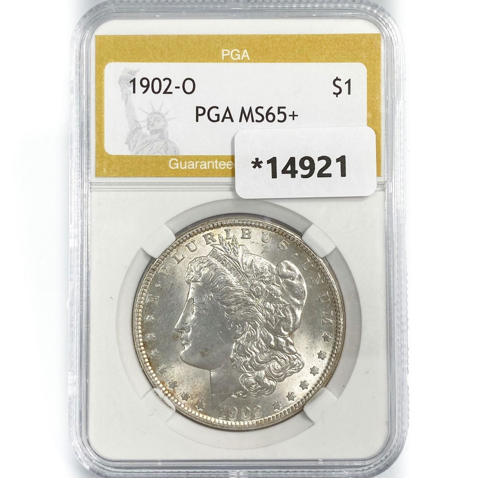 1902 O Morgan Silver Dollar Pga Ms65+