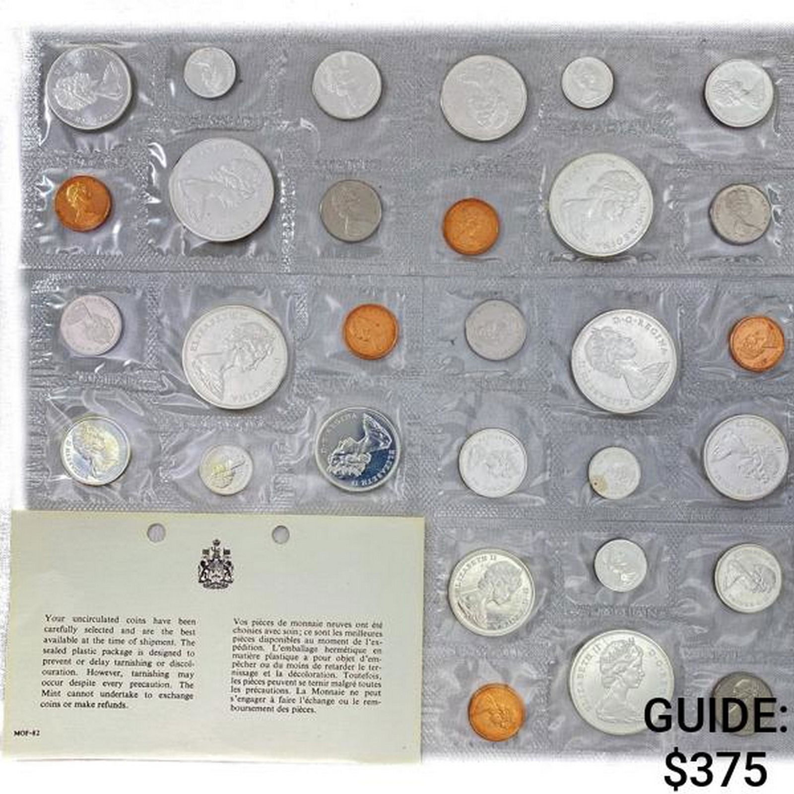 1965 Canada Proof Silver Coin Sets (30 Coins) Auction