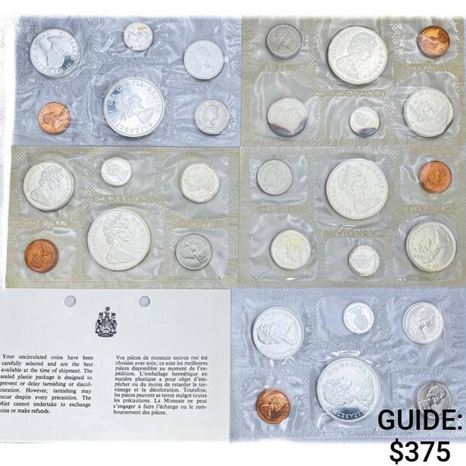 1964-65 Canada Proof Silver Coin Sets (30 Coins) Auction