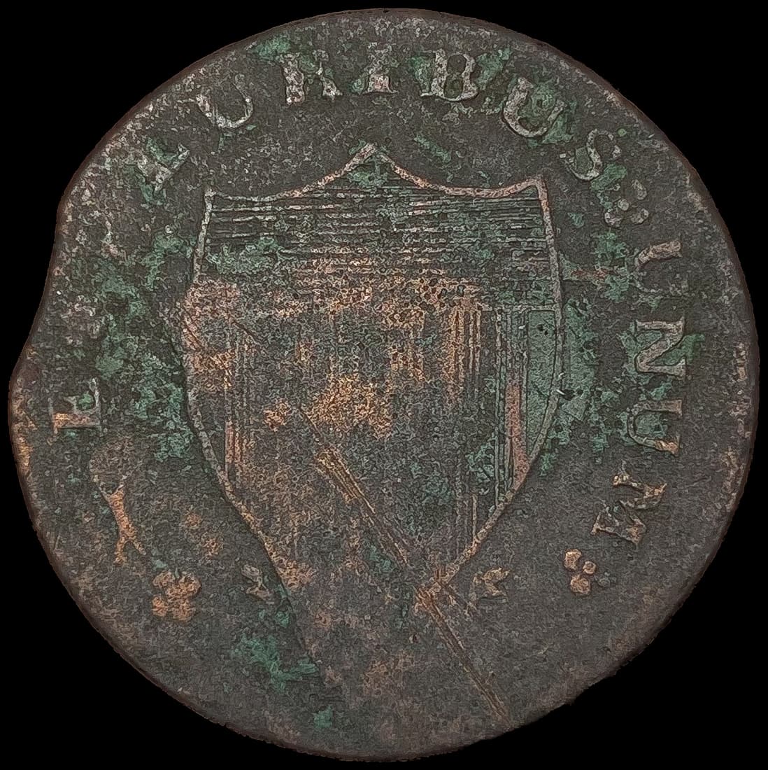 1788 Colonial New Jersey Coin Auction