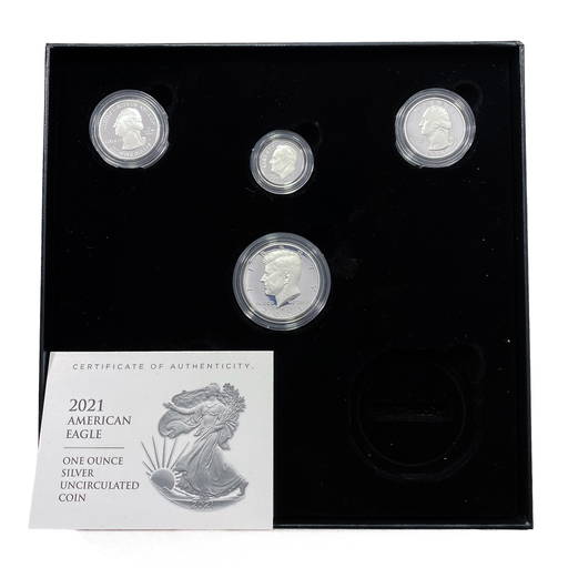 2021 Silver Proof Mint Set (4 Coins)