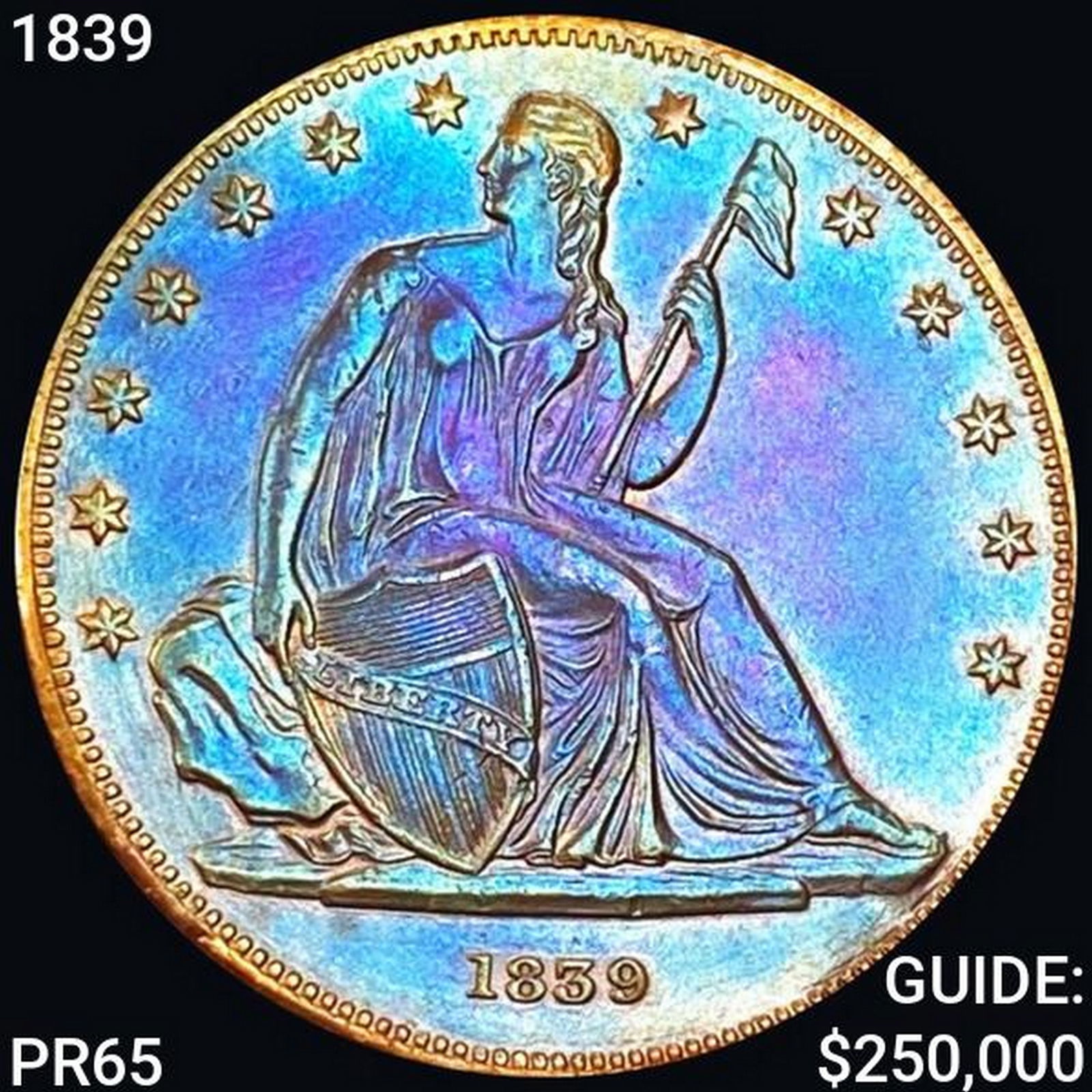 1839 Gobrecht Silver Dollar Pattern Uncirculated Auction