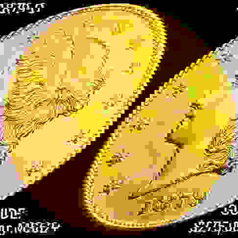 1879-o $20 Gold Double Eagle Uncirculated Auction