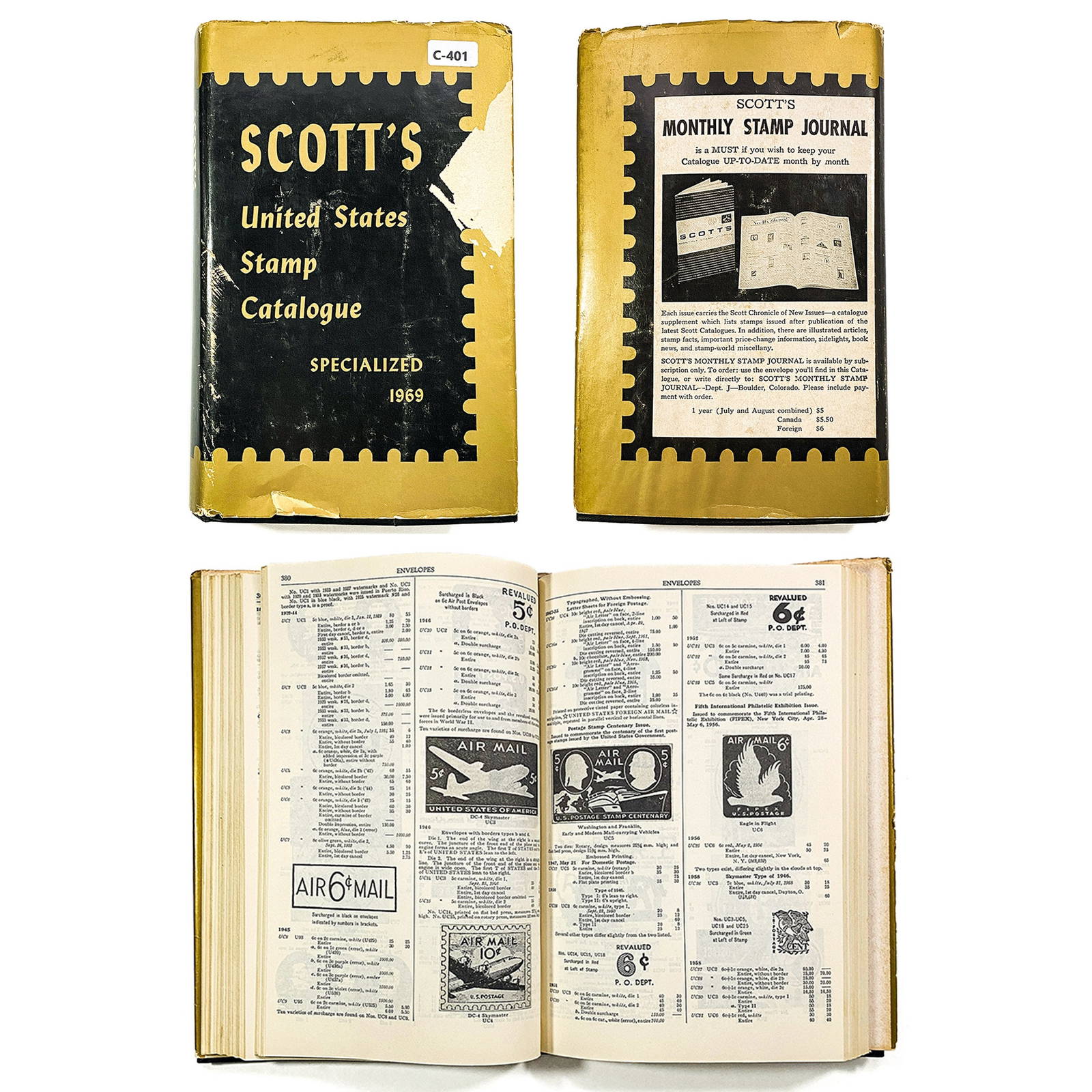1969 Scott's Us Stamp Catalogue Auction