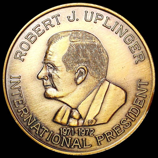 1971 1972 Robert J. Uplinger Token Uncirculated