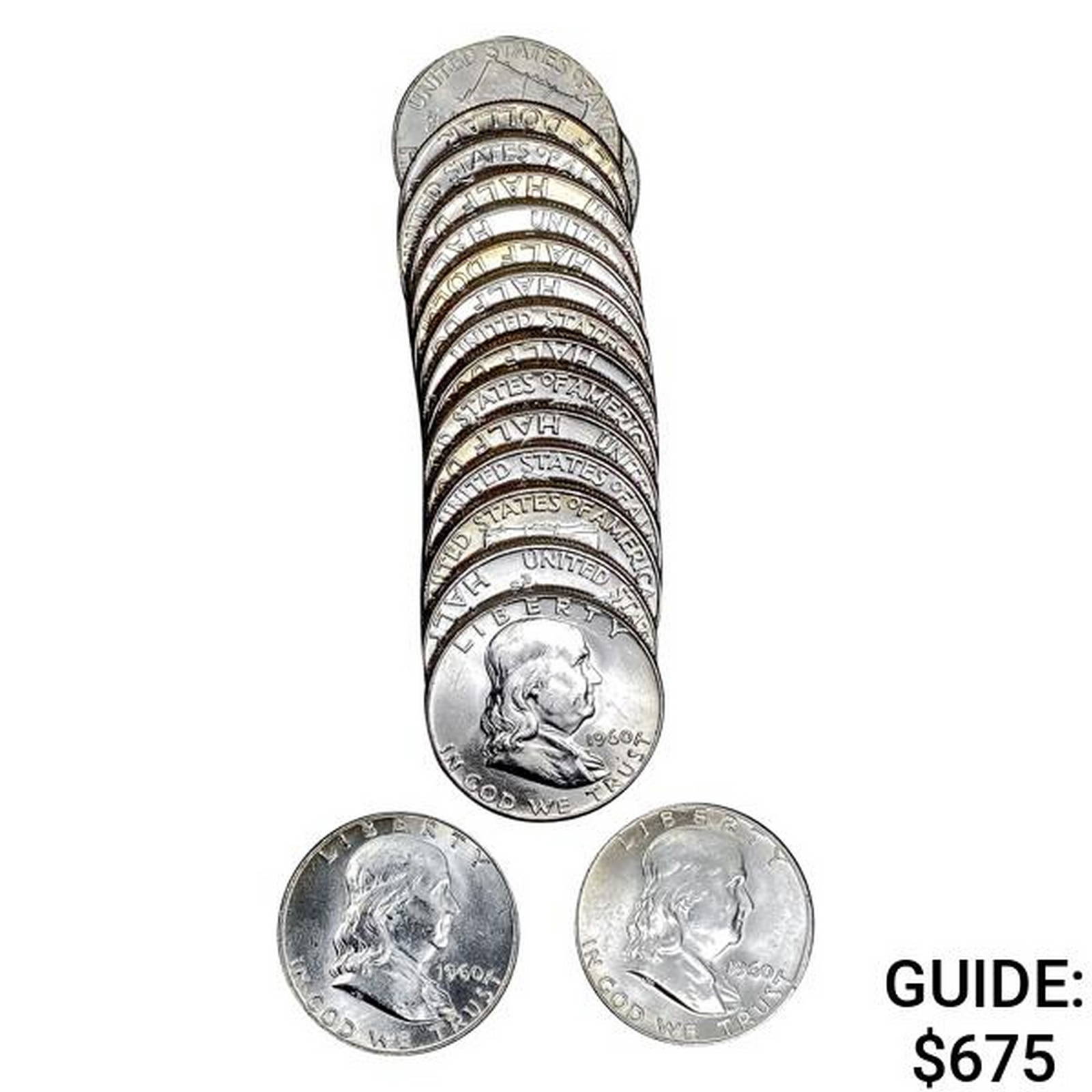 1960 Bu Franklin Roll (20 Coins) Auction