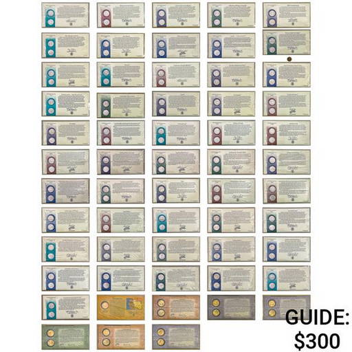 1999 2008 State 25c & $1 Ogp (115 Coins)