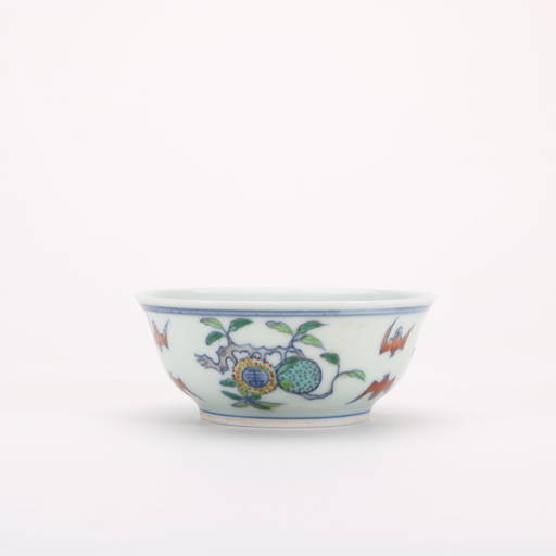 Doucai Fu Lu Shou Pattern Cup