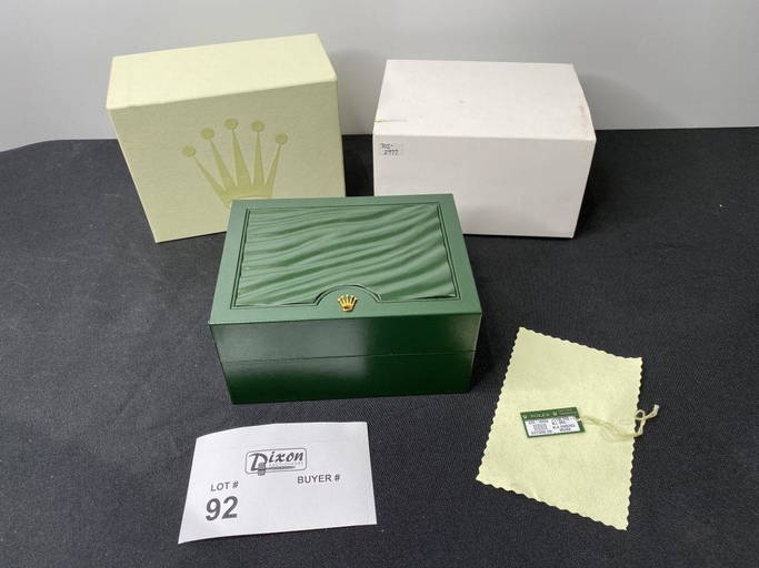 ROLEX BOX EMPTY ORIGINAL WITH EVERYTHING PICTURED 7" X - May 30, 2020 ...