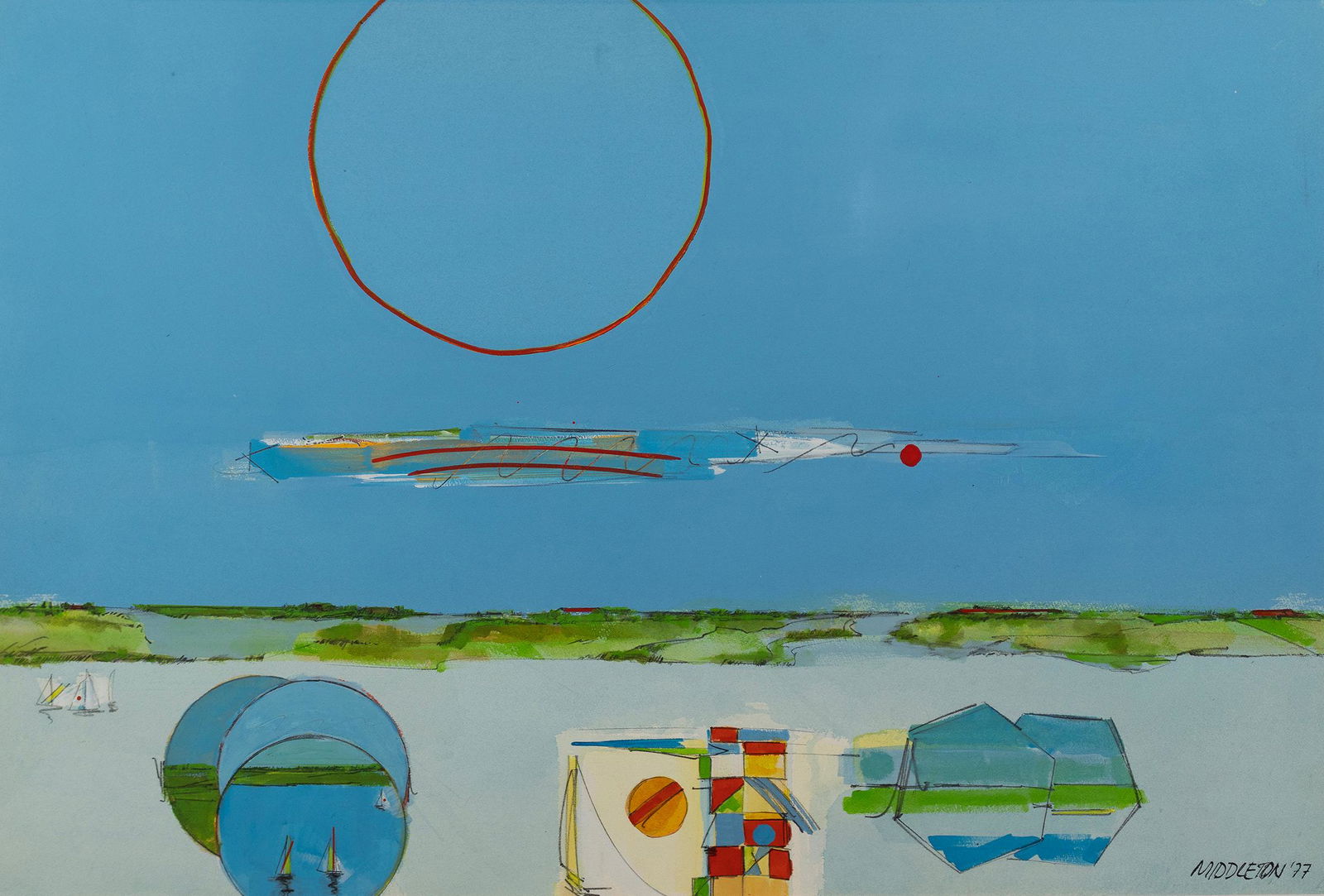 Sam Middleton, 1927 2015, Polder Series