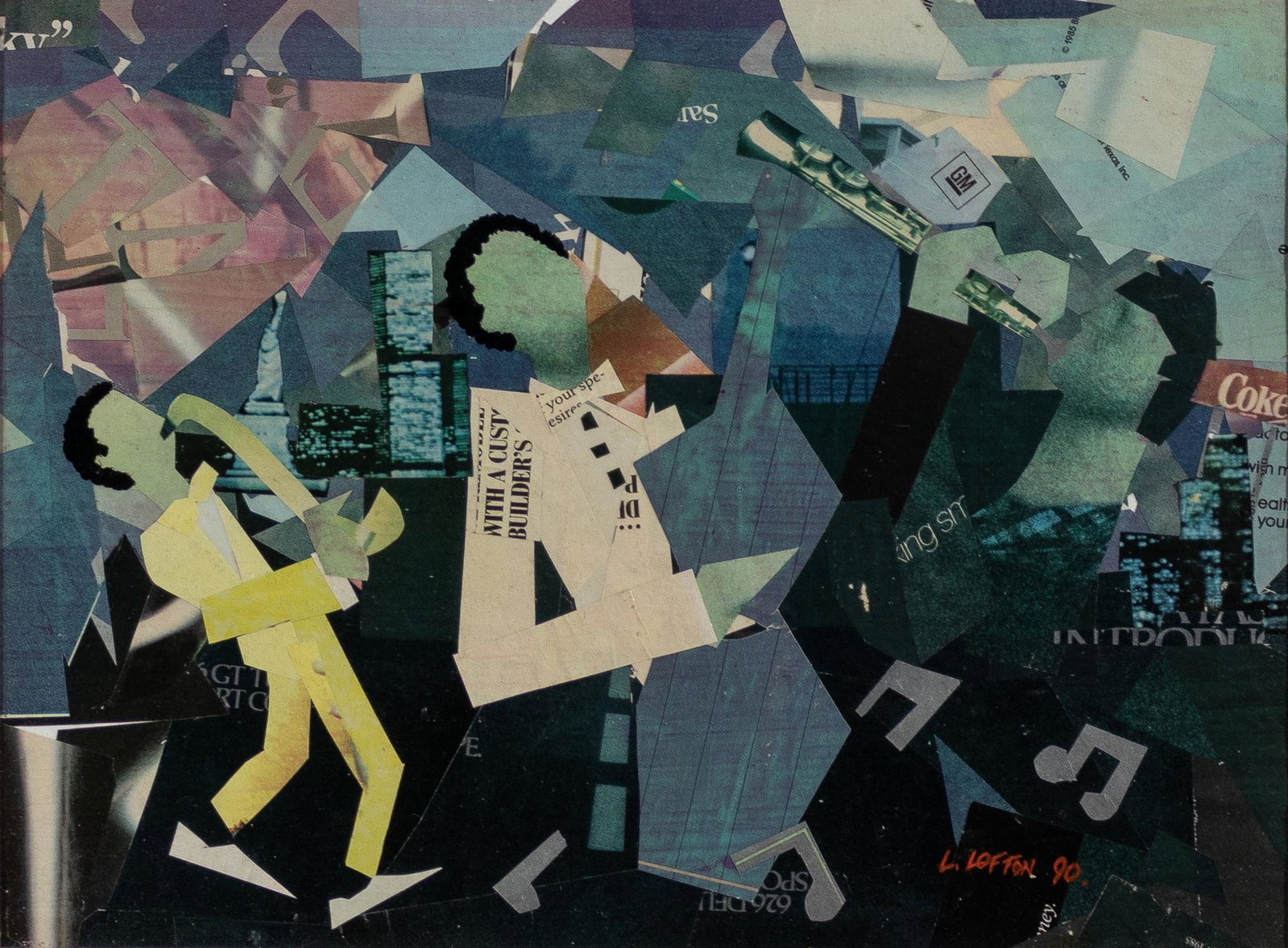 Lionel Lofton, B. 1954, Jamming In New York
