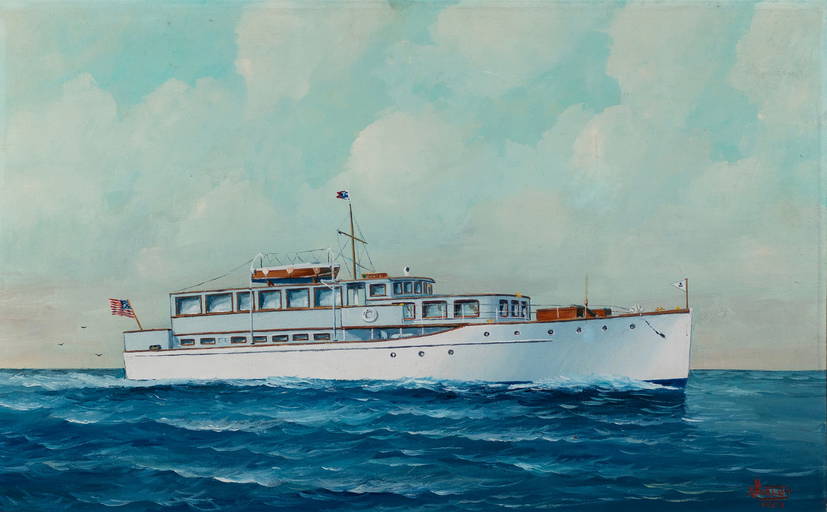 Joe Selby, 1893 1960, Untitled, Boat Portrait