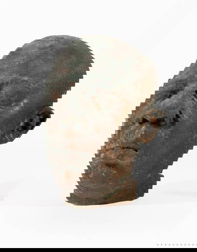 Isaac Scott Hathaway, 1872 1967, Portrait Mask Of A Man