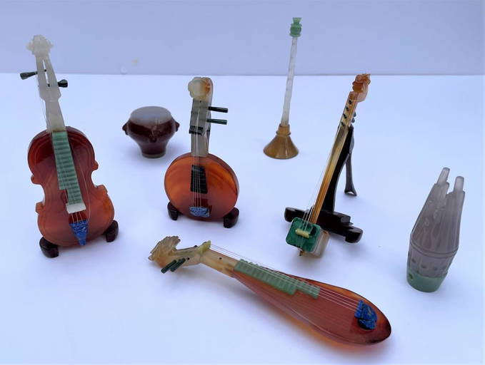 Detailed Group of Semi-Precious Stone Instruments - Oct 07, 2021 ...
