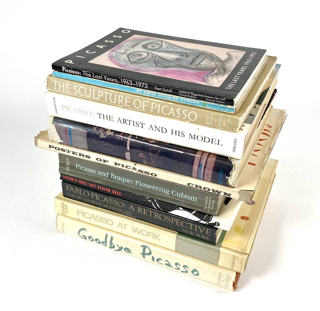 13 Vintage Pablo Picasso Art Books Auction