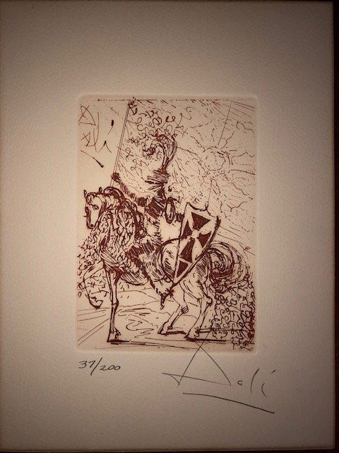 SALVADOR DALI / El Cid / signed Limited Edition Etching - May 17, 2020 ...