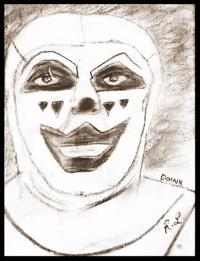 Doink The Clown Original Drawing