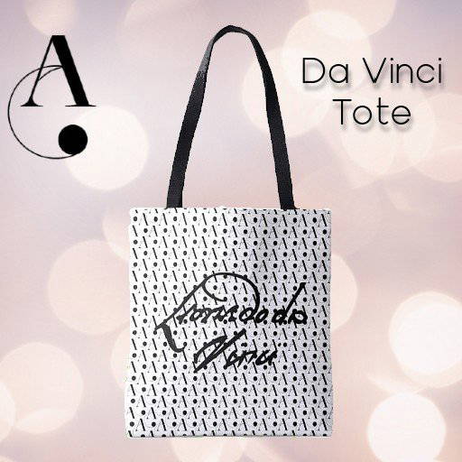 Leonardo Da Vinci Signature Tote