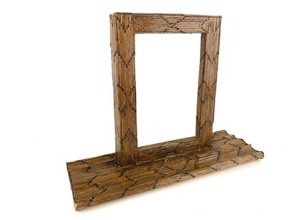 Buy Antique Tramp Art Style Picture Frame. | Jasper52 In Ny