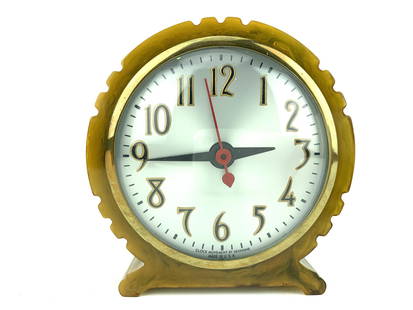 Vitascope, An Art Deco Bakelite Electric Ship Clock,