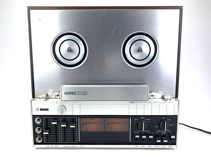 Vintage Ampex Ax 300 Reel To Reel